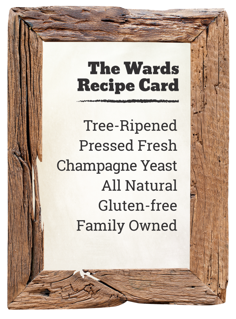 Gluten Free Organic Okanagan Apple Cider | Wards Hard Cider